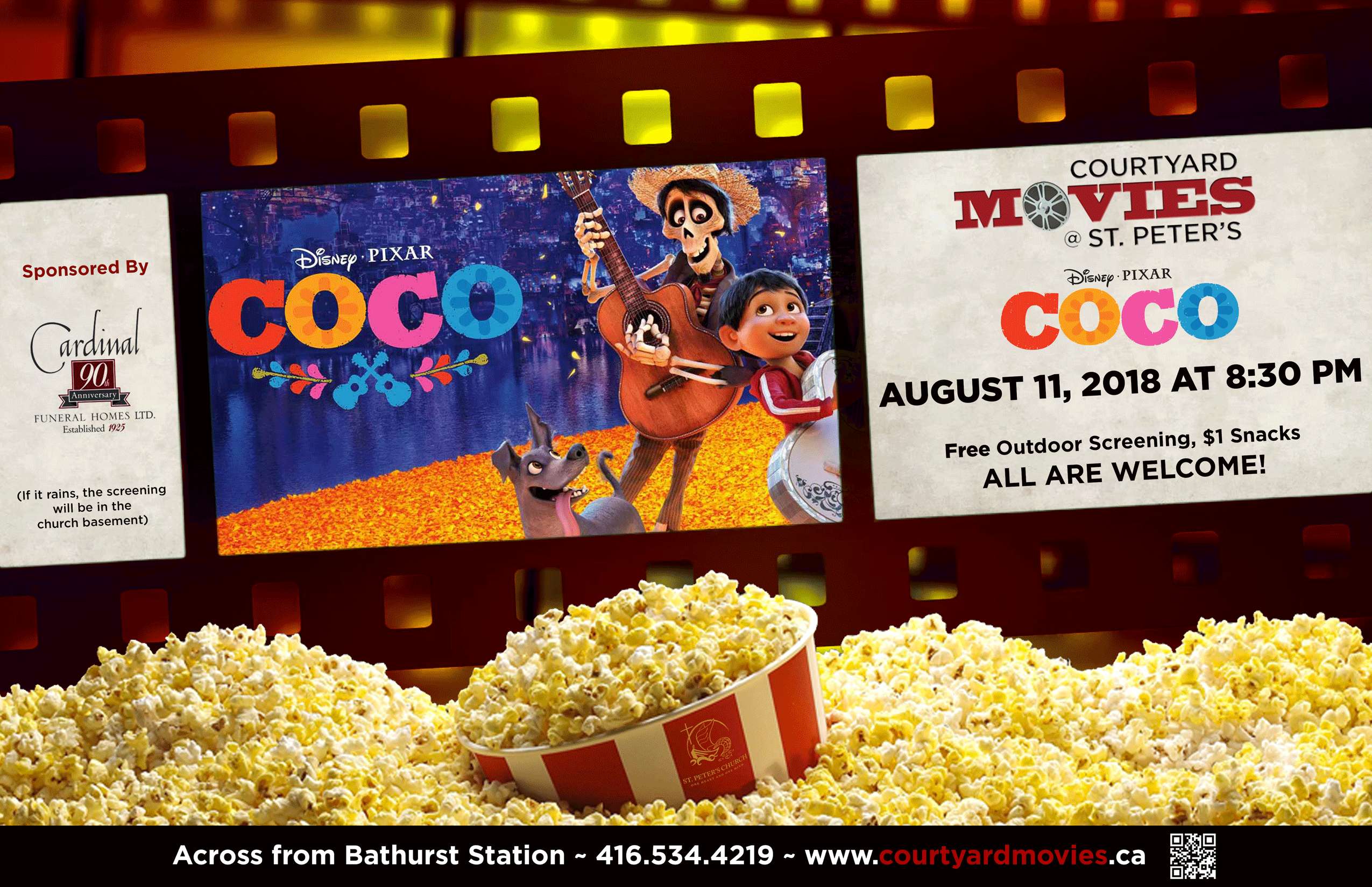 Courtyard Movie Screening of Coco - St. Peter's ChurchSt. Peter's Church