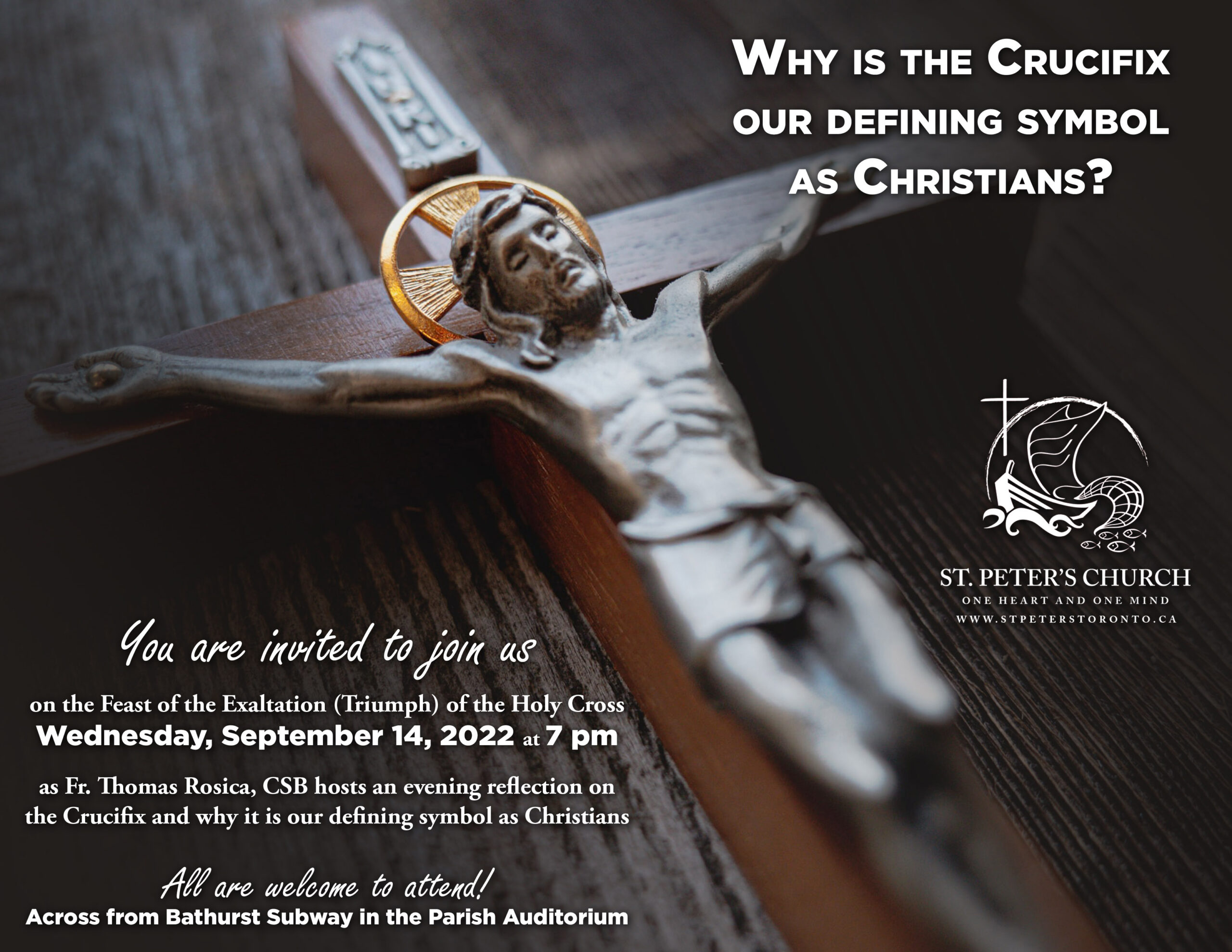 Lecture - "Why is the Crucifix our defining symbol as Christians?" - St ...