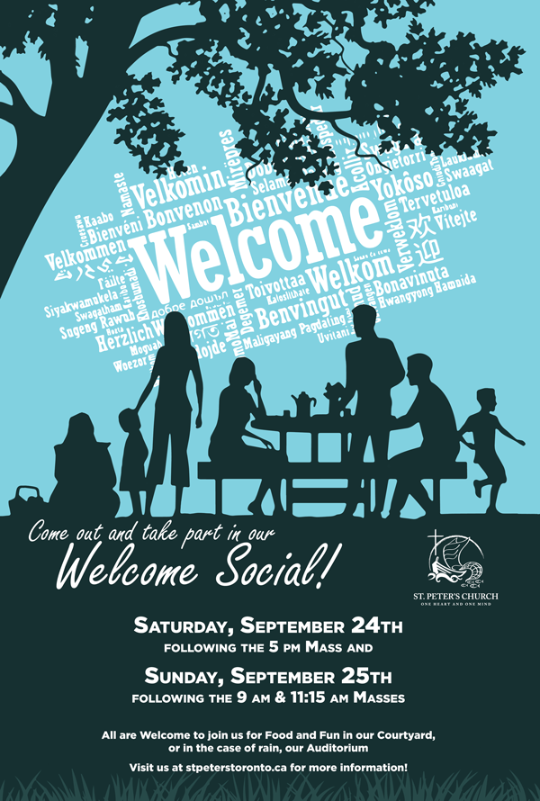 Welcome Social – Sept. 24 & 25, 2022 - St. Peter's ChurchSt. Peter's Church