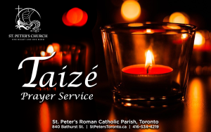 Taizé Prayer at the Opening of Jubilee Year: Pilgrims of Hope - St ...